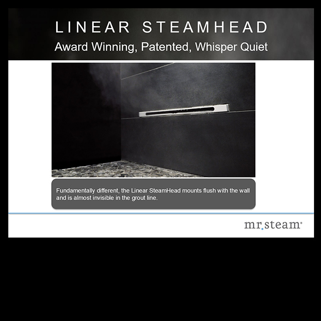 Linear SteamHead | Steam Shower | MrSteam